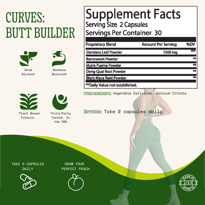 Curves Supplement - Butt Enhancement Pills